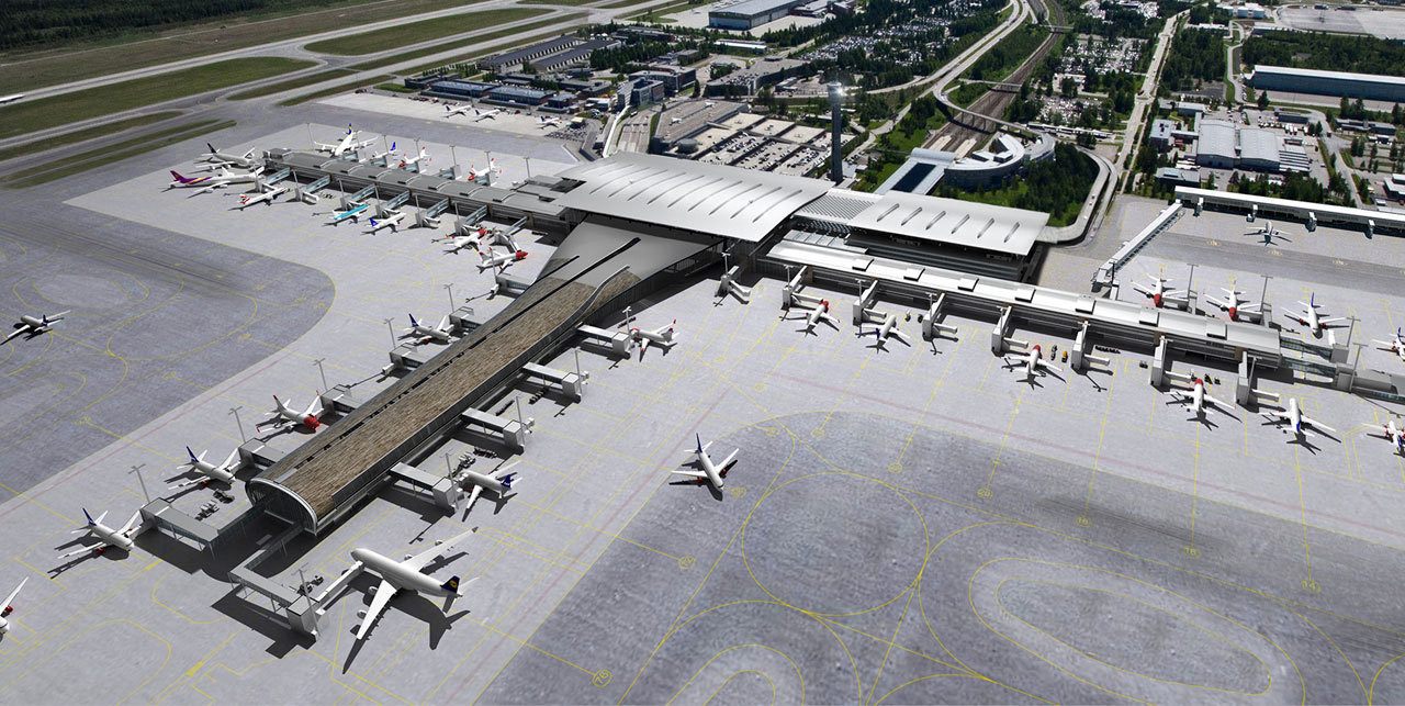 Oslo Airport completes terminal building expansion